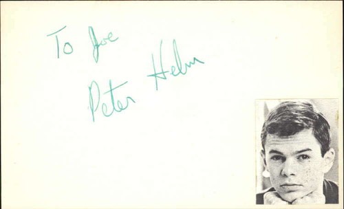 Peter Helm Actor The Andromeda Strain Signed 3" x 5" Index Card | eBay