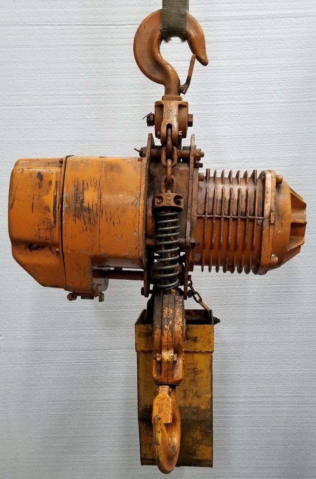 Beebe 3 Ton Chain Hoist L4E3 L4E3FHSSP 17 ft./min. 4 hp, 1710 rpm, 220/ ...