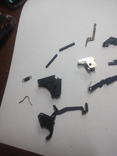 Smith & Wesson Sw9ve Slide Lock Trigger Pins Release Ejector Mag Catch ...