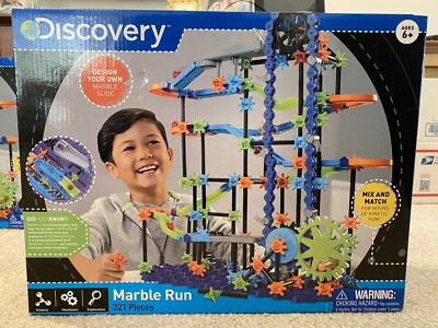 Discovery Kids 321 Piece Marble Run SCIENCE MECHANICS EXPLORATION ...