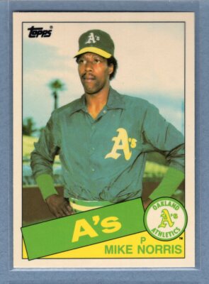 1985 Topps Tiffany #246 Mike Norris NM | eBay
