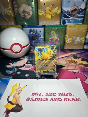 Pikachu ex PAL EN 063/193 Paldea Evolved Near Mint Pokemon TCG | eBay