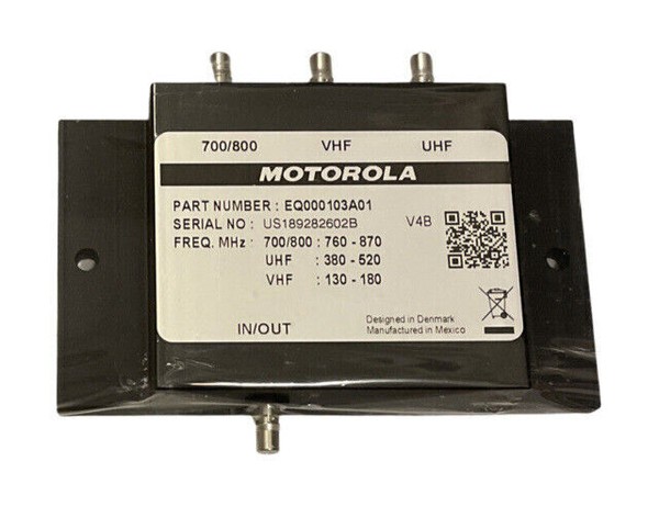 Motorola All-Band Multiplexer - EQ000103A02 for sale online | eBay