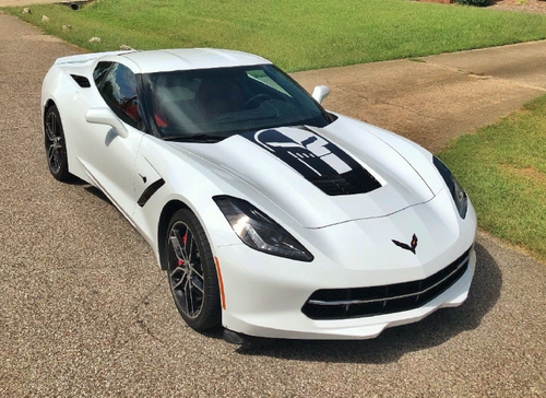 Chevy Corvette Hood Decal Vinyl Sticker Jake Logo C7 and Z06 Stingray ...