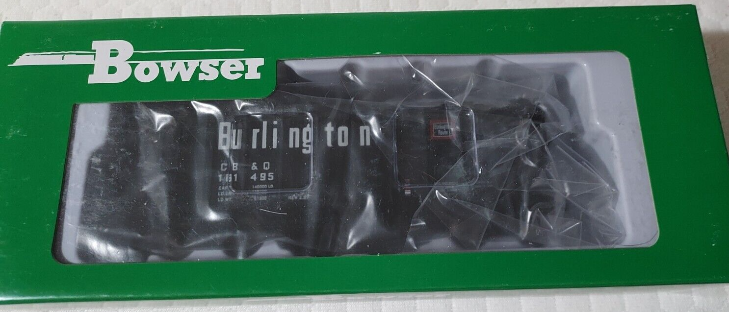 BOWSER 43249 70 TON COVERED HOPPER BURLINGTON CBQ 181495 BUILT 2-57 ...