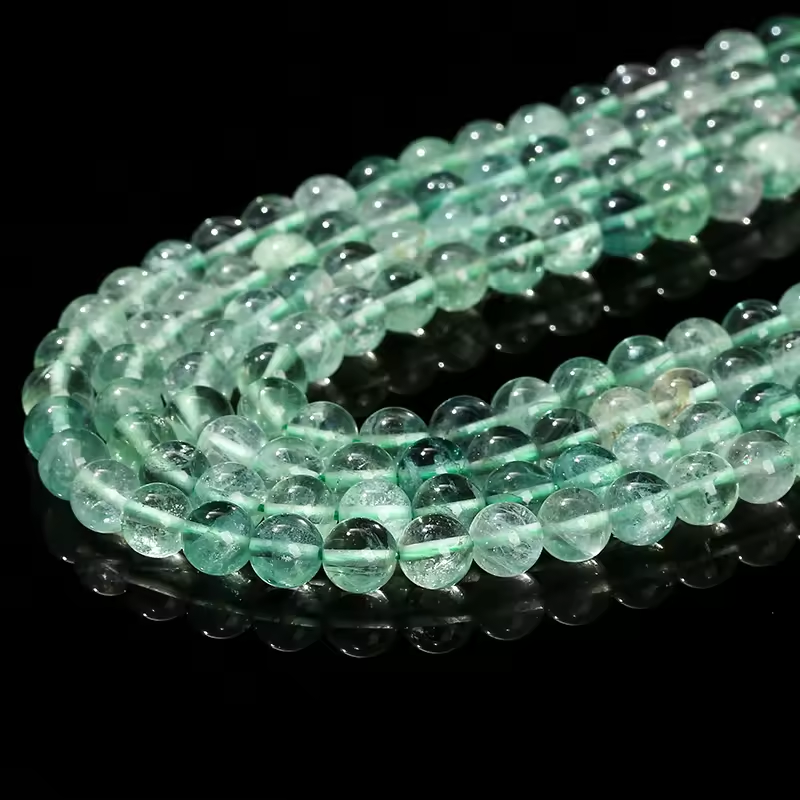 Natural 6mm Quartz Gemstone Beads Various Colours Healing Round Crystal ...