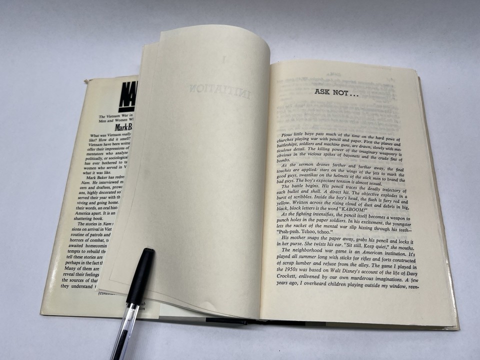 NAM By Mark Baker The Vietnam War in the Words of the Men & Women Who ...