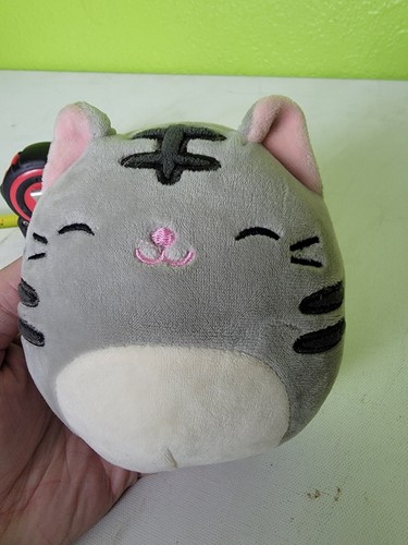 Squishmallow Plush Stuffed Animal Toy 5” Gray Collectible Soft Cat ...