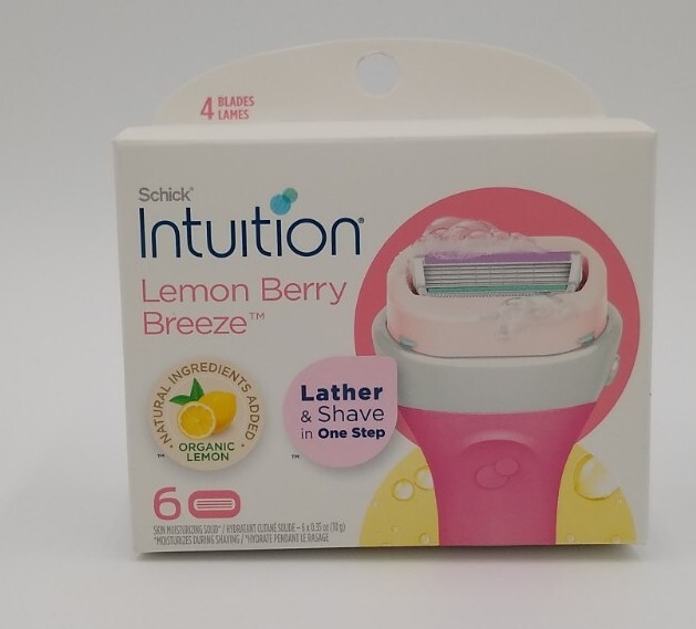 Schick Intuition Refill Lemon Berry Breeze/ Sensitive Razors Intuition ...
