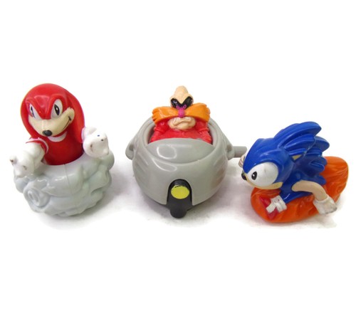 3pc 1993 SEGA Sonic The Hedgehog 3 McDonald's Happy Meal Toys ~ MISSING ...