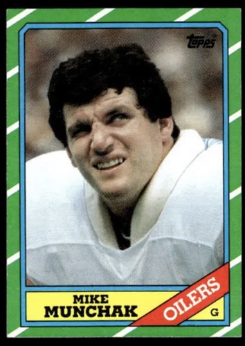 1986 Topps Mike Munchak 356 Houston Oilers HOF NM | eBay