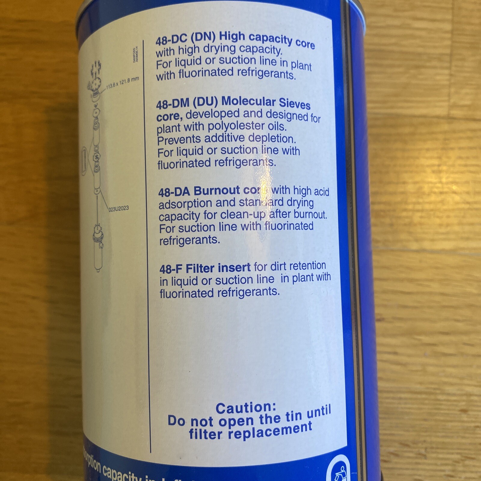 *NEW* Danfoss Replaceable Filter Drier Core 48-DC 023U4381 | eBay