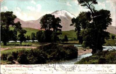 Postcard Emigrant Peak Montana 1907 Undivided Back | eBay