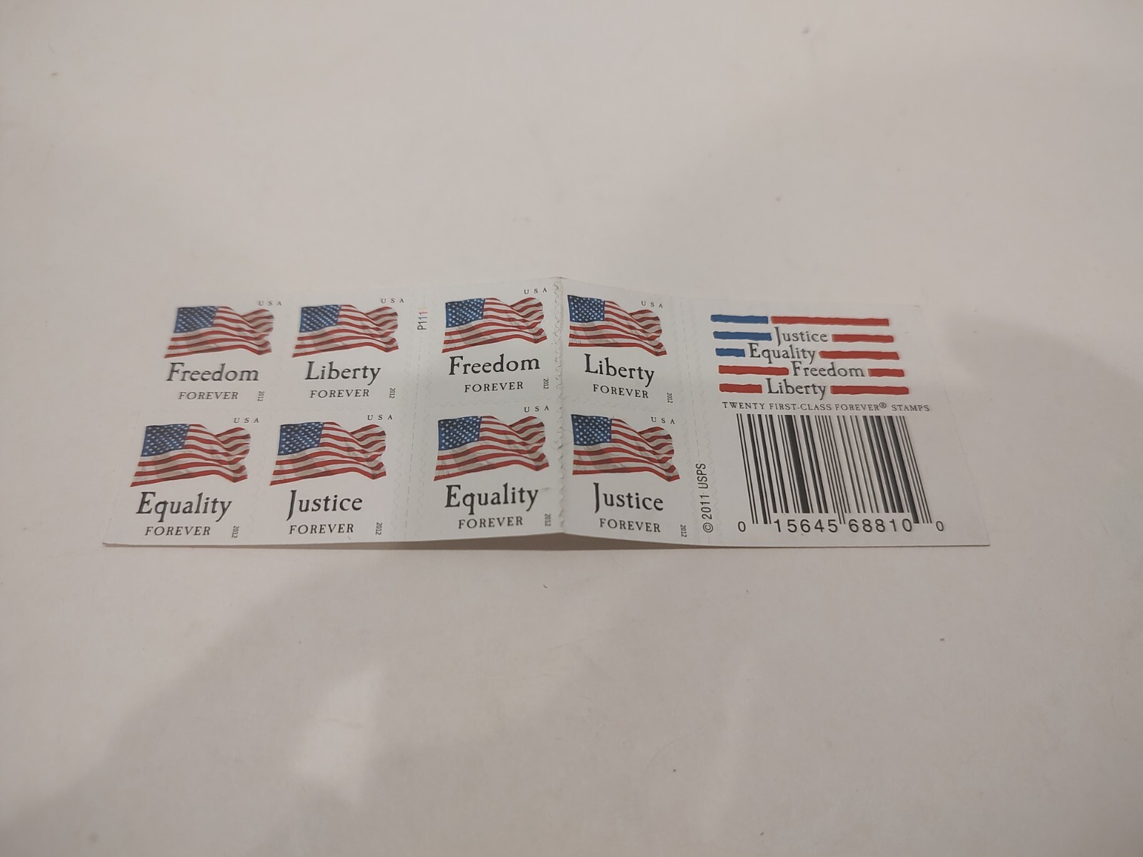 US Sc#4648b M/NH Pane of 20 Forever stamps Justice, Equality, Freedom ...