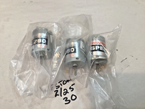 3 New Graupner Speed 280 6v electric RC plane engine motor hobby ...