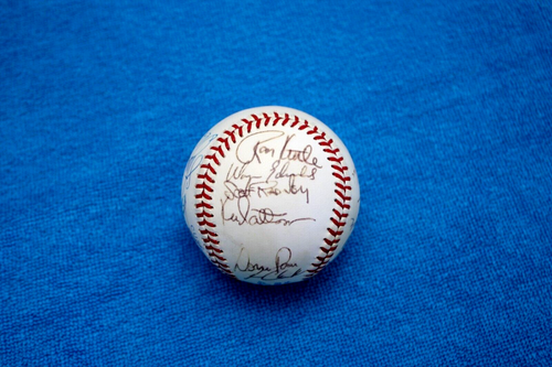 1990 Chicago White Sox team autographed baseball 19 very nice ...