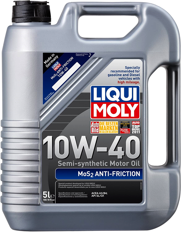 10LITER 10w40 MoS2 Gas Diesel Engine Motor Oil For BMW INFINITI JAGUAR ...