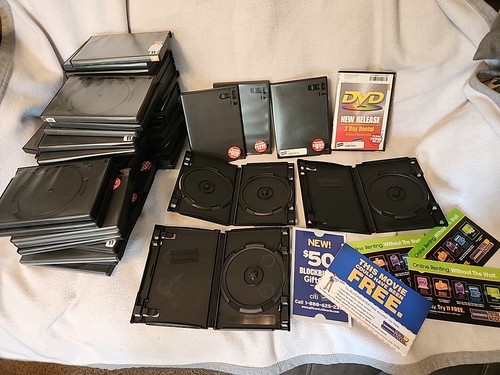 Blockbuster Video Rental Vintage Empty 50 DVD Cases Lot | eBay