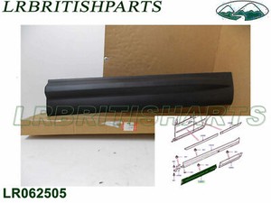 GENUINE LAND ROVER DOOR MOULDING LOWER PAINTED CLADDING LR2 RH NEW ...