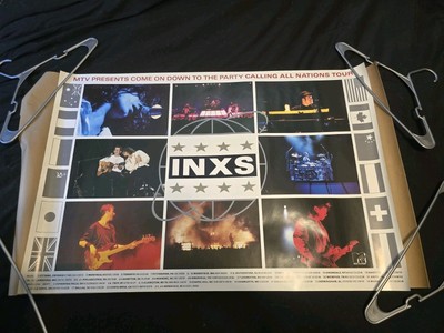 Rare 1988 MTV INXS Calling All Nations Tour Poster 24X36 | eBay