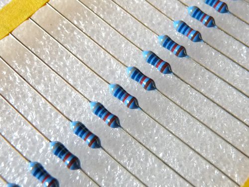 Yageo MF0207 - résistance couche métal 86K6 0,6W 1% 50ppm - 25pcs | eBay