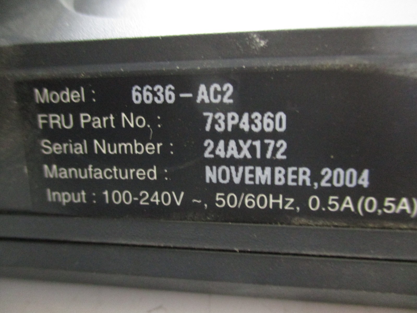 IBM 6636-AC2 THINKVISION L150 POS LCD MONITOR 15" SERIES | eBay