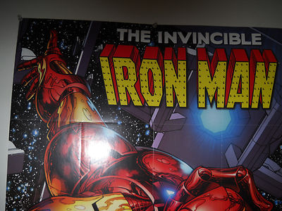 2008 INVINCIBLE IRON MAN POSTER 24 X 36 VF/NM | eBay