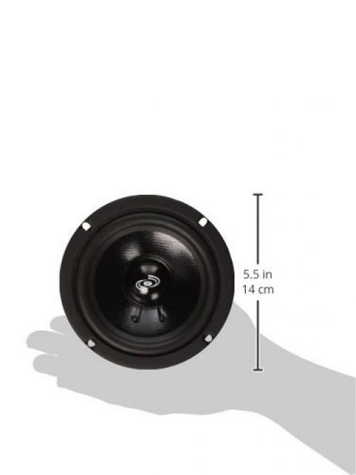 Pyle 5 Inch Woofer Driver - Upgraded 200 Watt Peak High Performance ...
