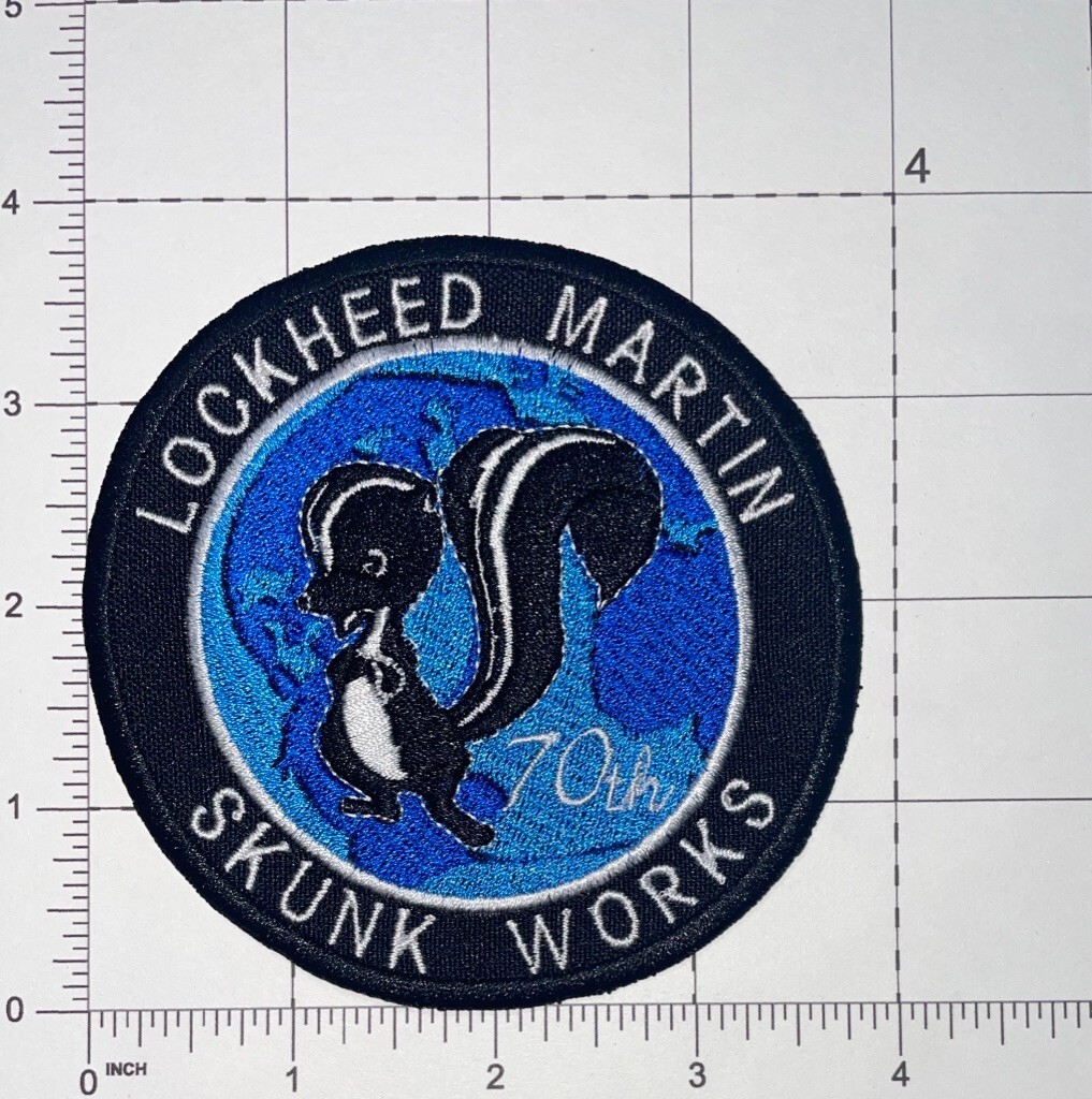 USAF Lockheed-Martin Skunk Works 70th Anniversary Patch Repro New A756 ...