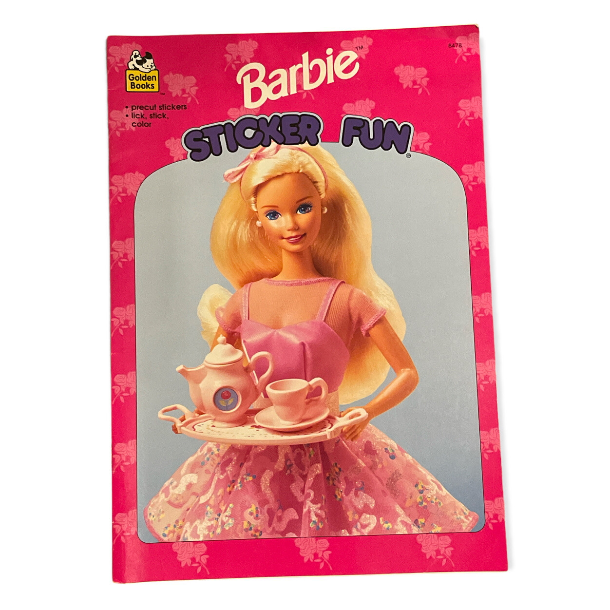 Vintage Barbie Sticker Fun Book "FirSt Tea” Golden 1996 Unused | eBay