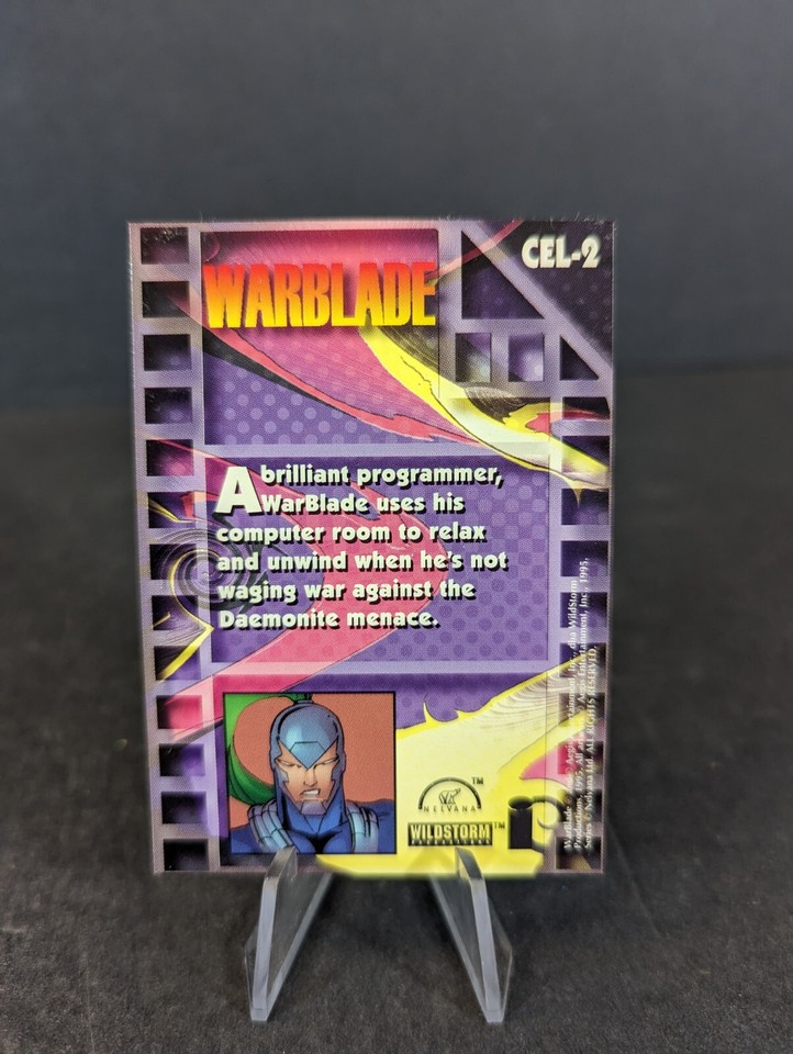 1995 WILDSTORM Warblade CARD #CEL-2 Chase | eBay
