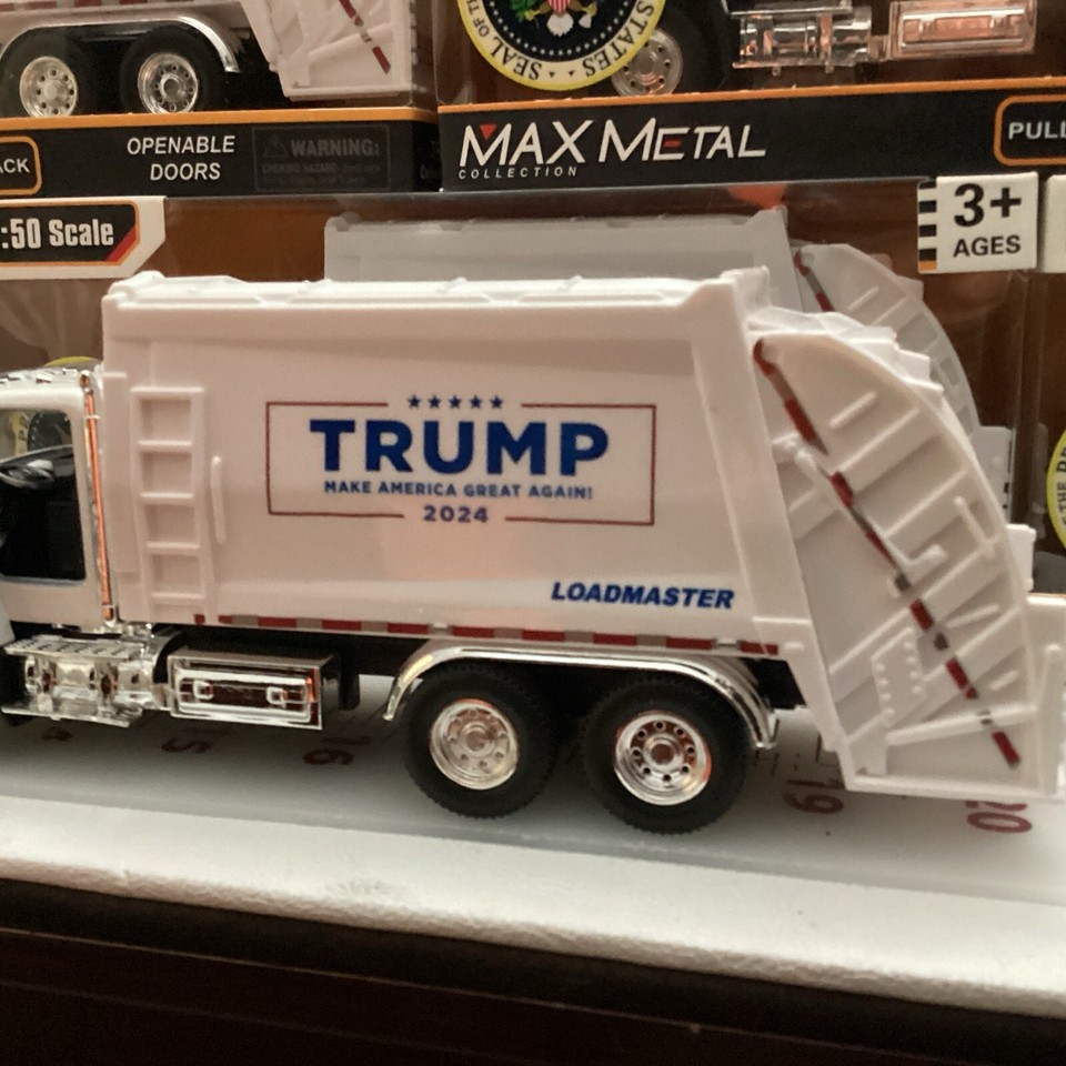 President Trump Garbage Supporters Truck MAGA 1/50 Scale Max Metal ...