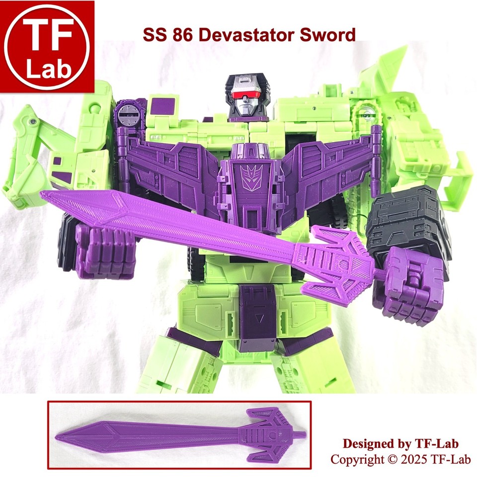 Sword Upgrade Kit: Transformers Studio Series SS 86 Devastator TF-Lab ...