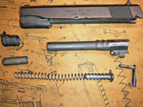 Springfield Armory 1911-A1 5" Government Complete .45 ACP Slide ...