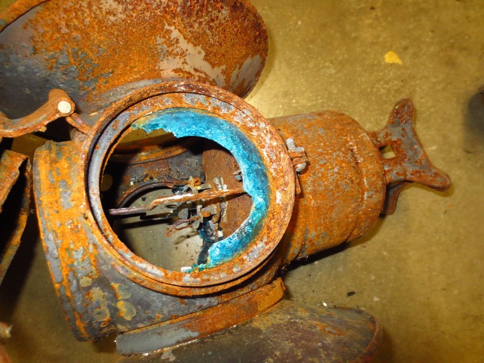 BR Railroad Switch Lamp Lantern Co Adlake Non Sweat Lamp Chicago Fire ...