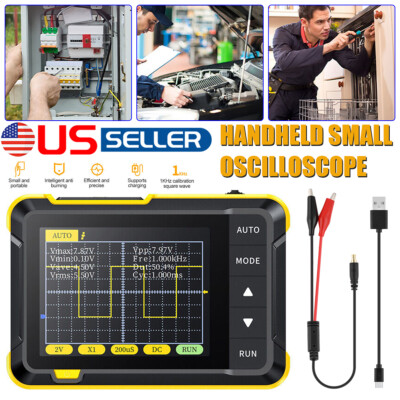 FNIRSI-DSO152 Handheld Small Oscilloscope Type-C Portable Digital ...