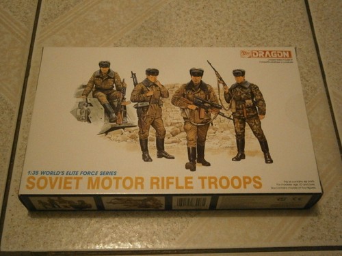 MAQUETTE FIGURINE RUSSE SOVIET MOTOR RIFLE TROOPS DRAGON 3008 1/35 | eBay