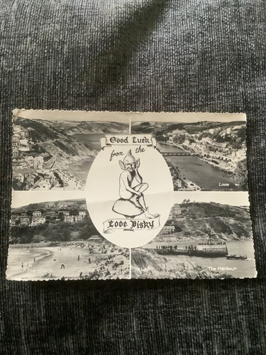 GOOD LUCK FROM THE LOOE PISKY, CORNWALL POSTCARD | eBay