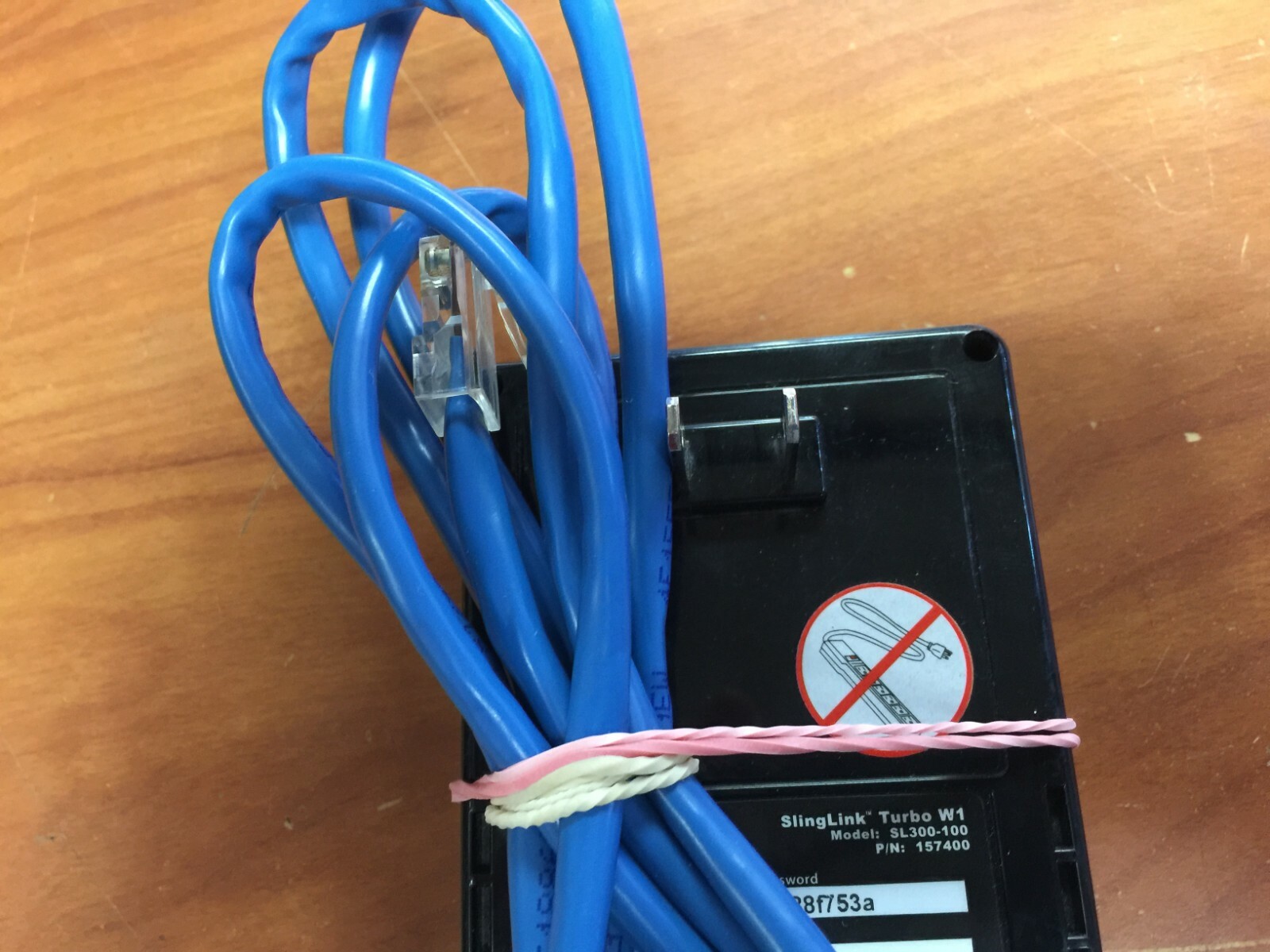 Sling Media SlingLink Turbo W1 SL300-100 Ethernet Over Power Adaptor ...