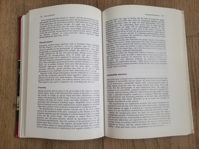 Techniques of Special Effects of Cinematography by Raymond Fielding ...