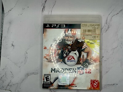 Madden NFL 12 (Sony PlayStation 3, 2011) PS3 GAME Untested | eBay