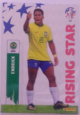 Brazil 2024 Panini Copa America USA C21 Endrick trading card | eBay