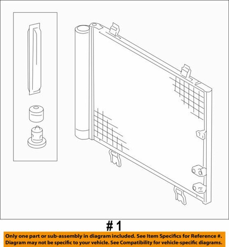 8846030B40 Genuine Toyota Condenser ASSY Cooler 88460-30b40 for sale ...