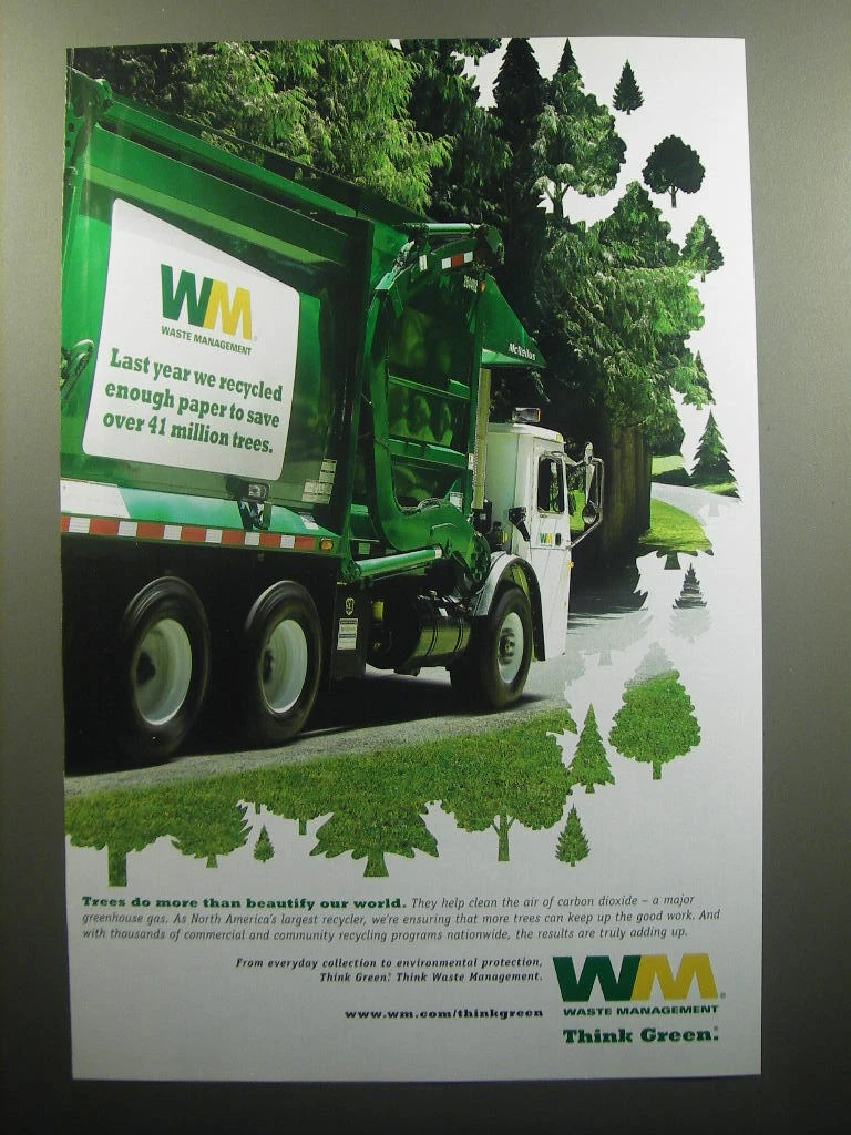Waste Management Think Green Logo