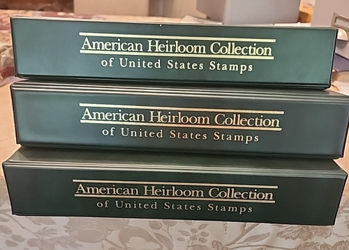 American Heirloom 3 Volume Stamp Albums by Mystic Stamps 1847- 1999 ...