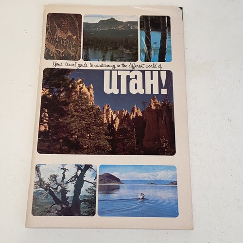 Vintage 1968 Utah Tourist Travel Vacation Guide Map Brochure Booklet | eBay