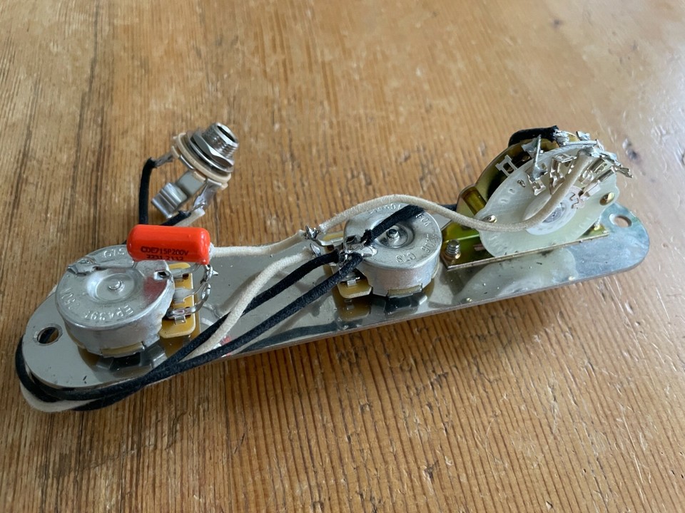 Fender Telecaster 4 Way Wiring 250k CTS Pot 022 Orange Switchcraft ...