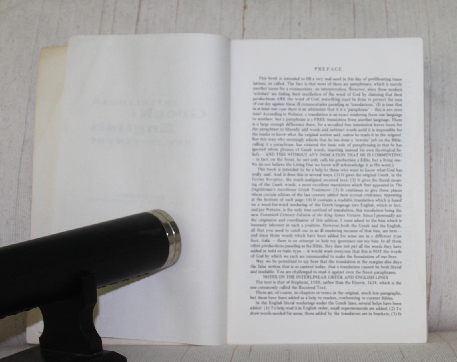 Interlinear Greek English New Testament J P Green Sr 1972 1st Edition ...