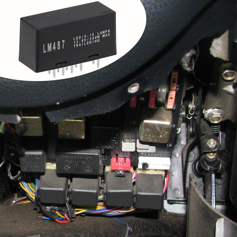 LM487 LED Flasher Relay 10PIN For 2003-2006 Chevy GMC Turn Signal ...