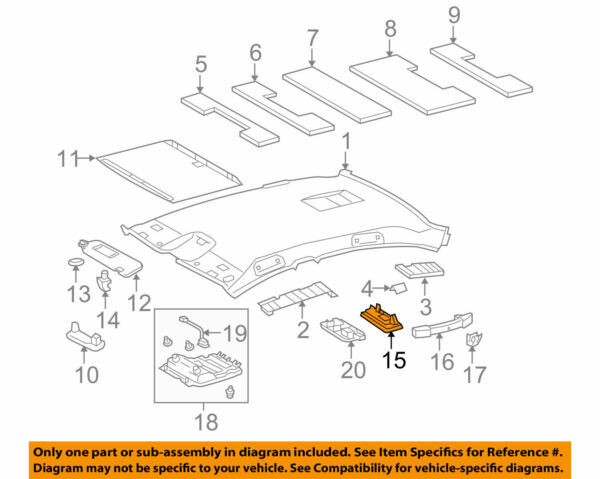 81340-30100-A0 Toyota Lamp assy, vanity 8134030100A0, New Genuine OEM ...